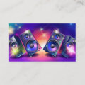 Speakers Dj Party Music Deejay DJs Disc Jockey Business Card | Zazzle