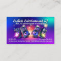 Speakers Dj Party Music Deejay DJs Disc Jockey Business Card | Zazzle