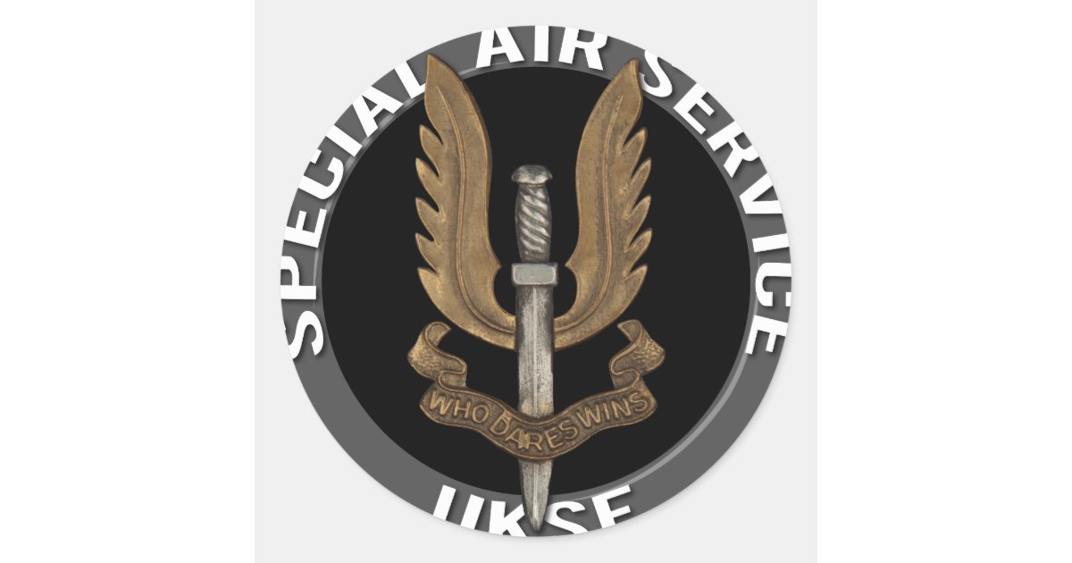 Special Air Service (SAS) Classic Round Sticker | Zazzle