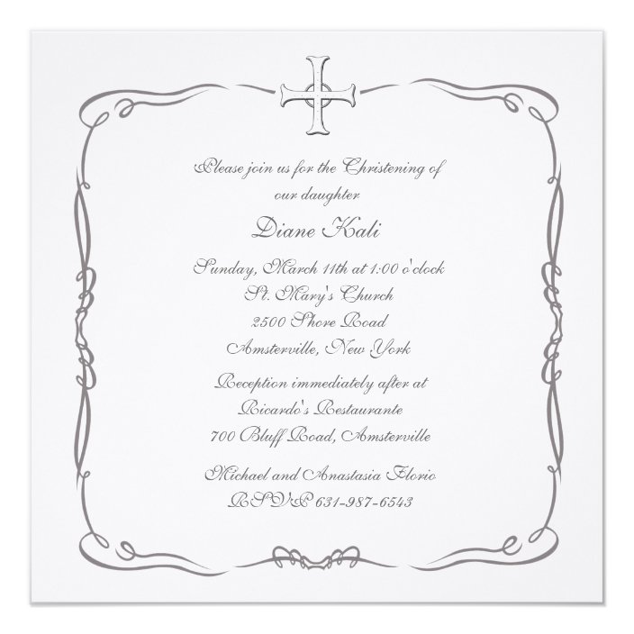 Special Cross Religious Invitation | Zazzle.com