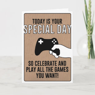 Gamer Birthday Cards | Zazzle