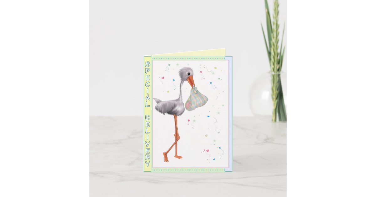 Special Delivery - Congratulations Card - Uni | Zazzle