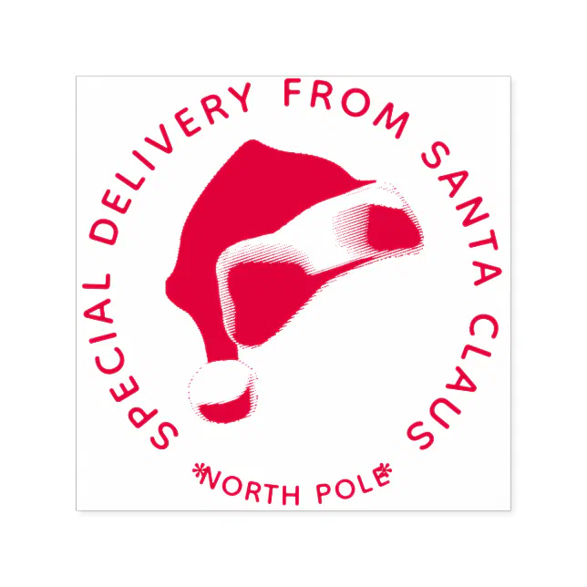 Special Delivery From Santa Claus Christmas Self-inking Stamp | Zazzle