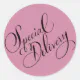 Special Delivery Round Sticker | Zazzle