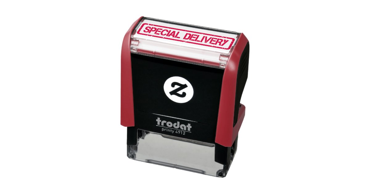Special Delivery Self-inking Stamp | Zazzle