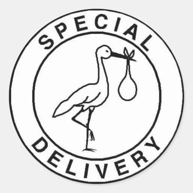 Special Delivery Stickers | Zazzle