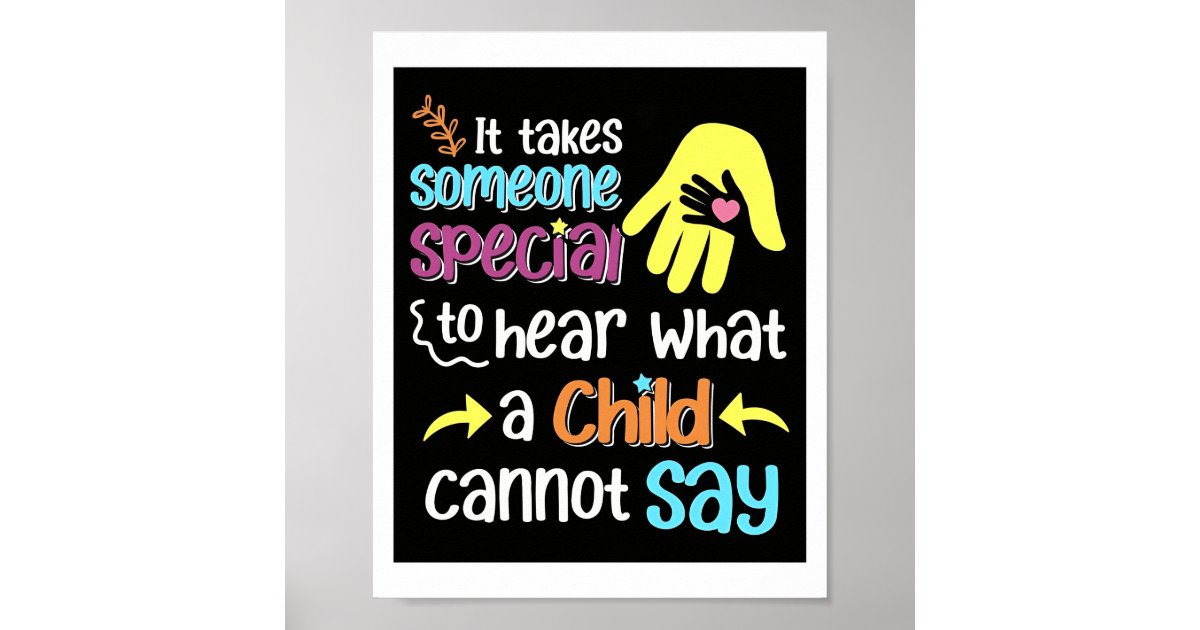 Special Ed Teacher Special Education Poster | Zazzle