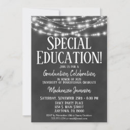 Special Education Graduation Party Invitation | Zazzle