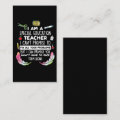 Special Education Teacher Autistic Awareness Encou Business Card | Zazzle