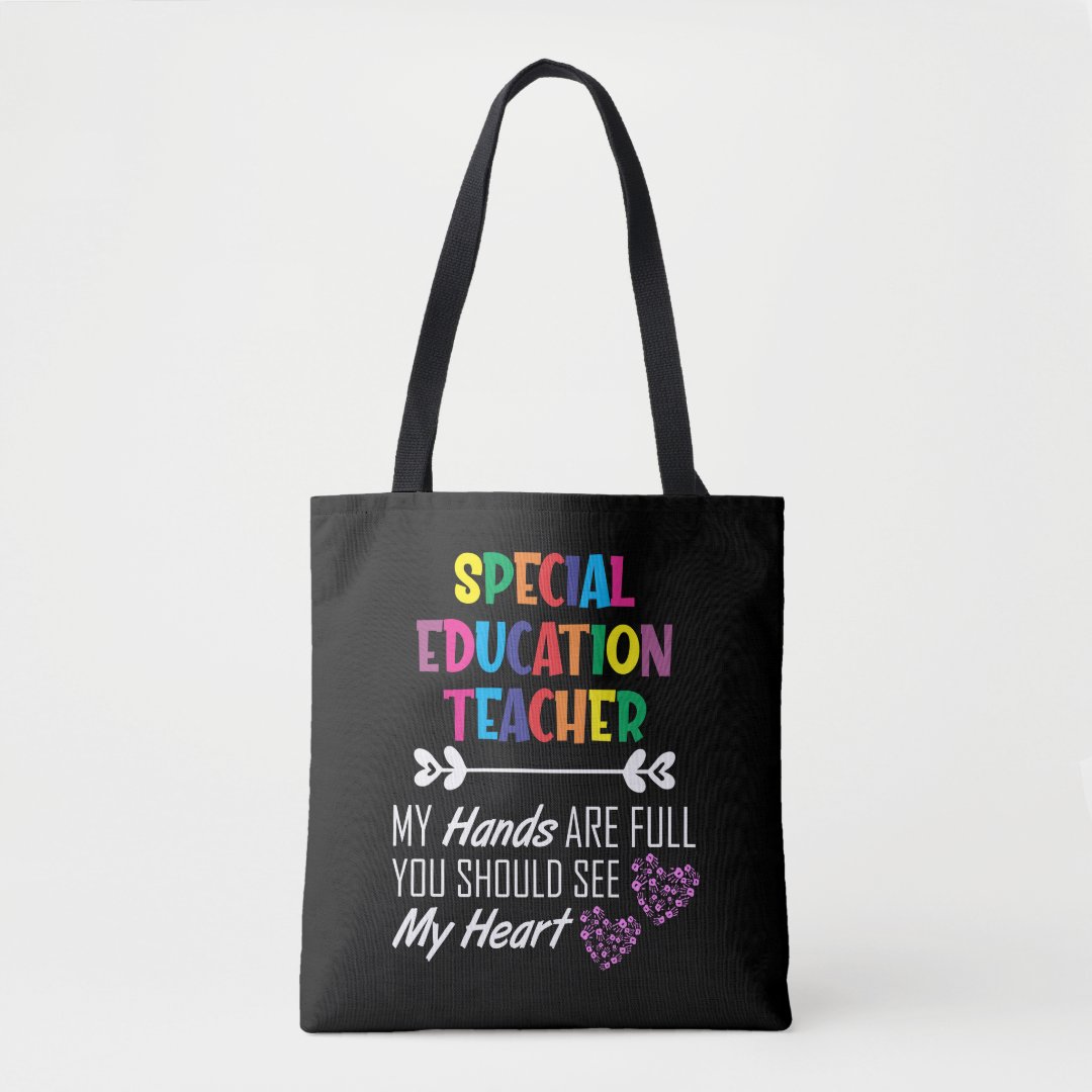 Special Education Teacher School Educator Teaching Tote Bag | Zazzle