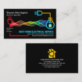 Special Electrical Wave Powering Electric Circuit Business Card | Zazzle