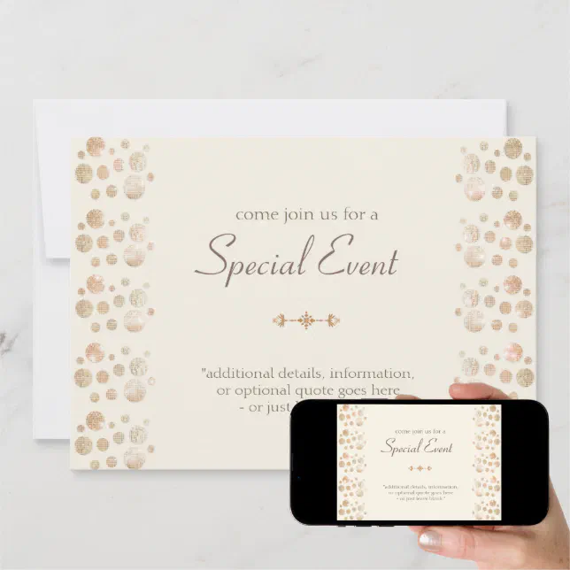 Special Event Invitation | Zazzle