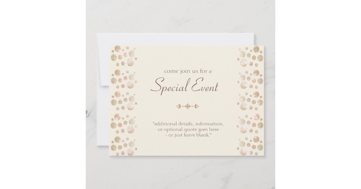Special Event Invitation | Zazzle