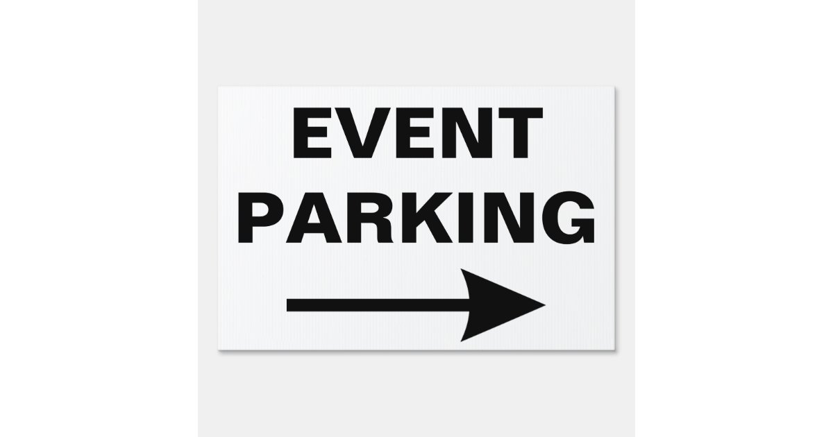 Directional Signs For Events