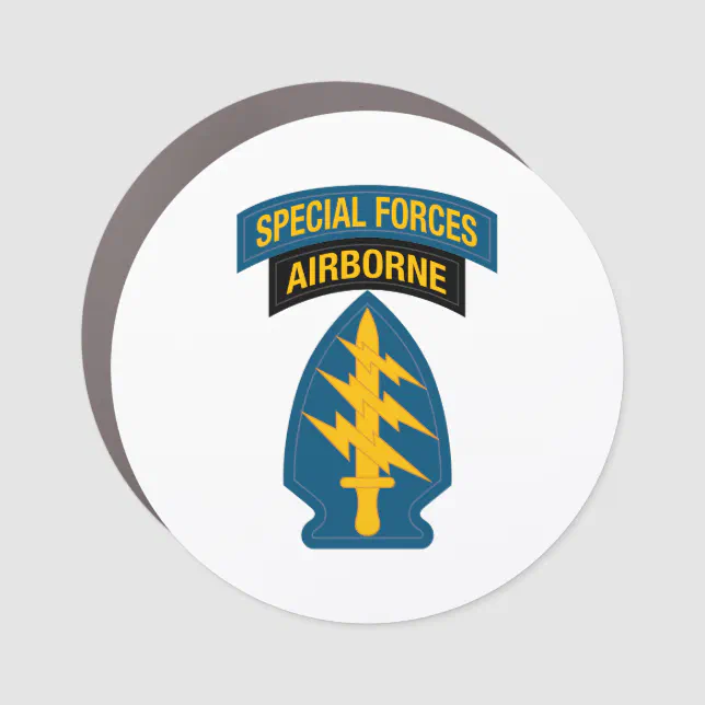 Special Forces insignia Airborne Tab Car Magnet | Zazzle