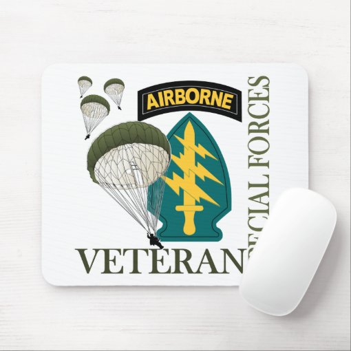 Special Forces Veteran - Airborne Mouse Pad | Zazzle