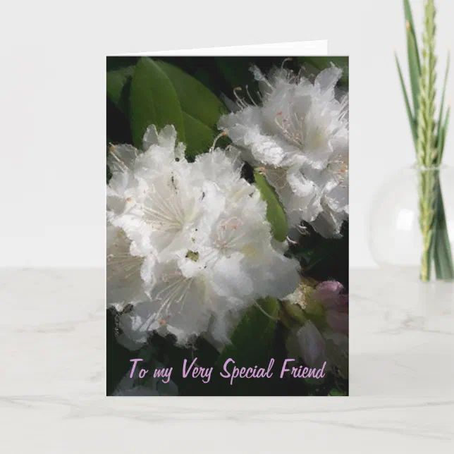 Special Friend Card Zazzle