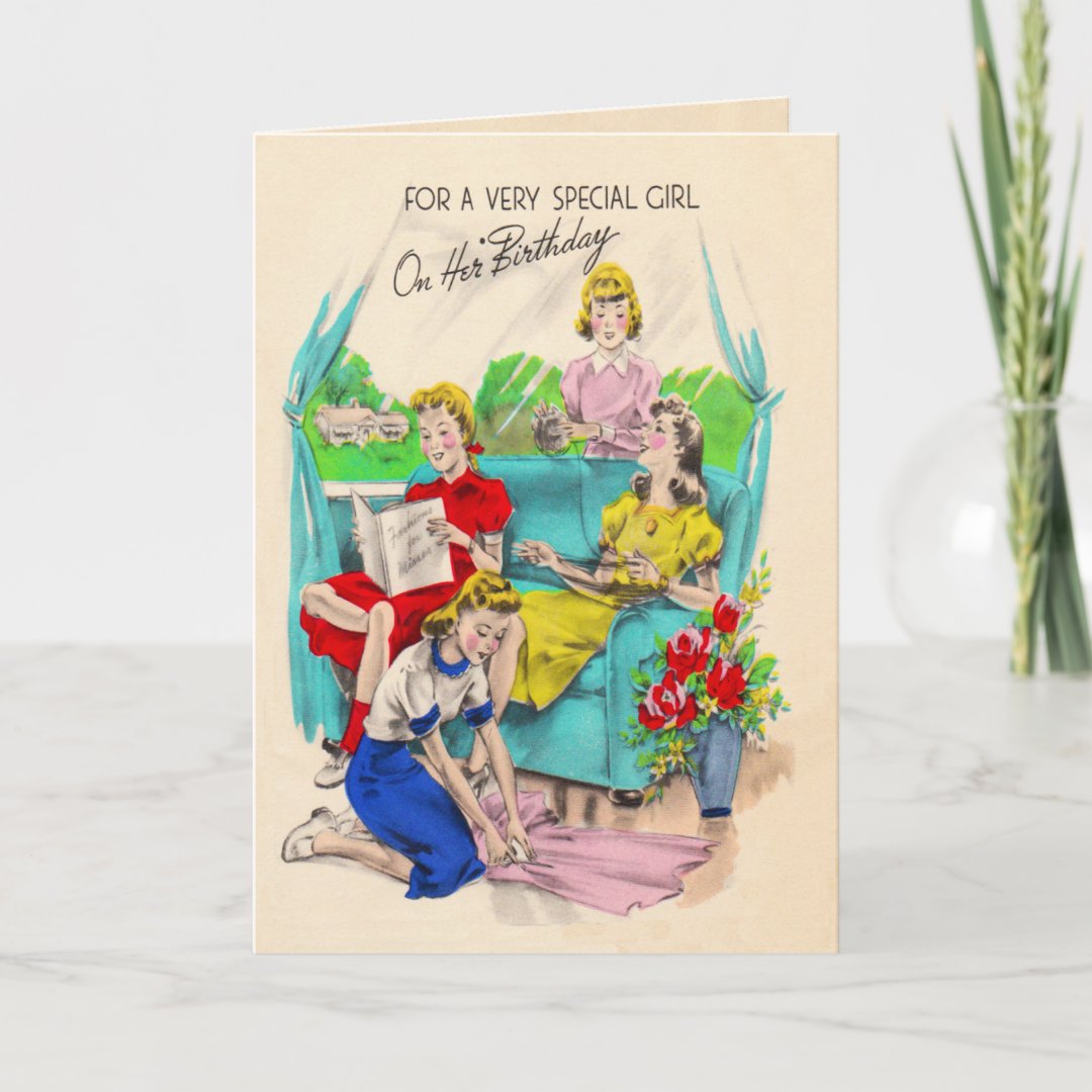 Special Girl Birthday Card | Zazzle