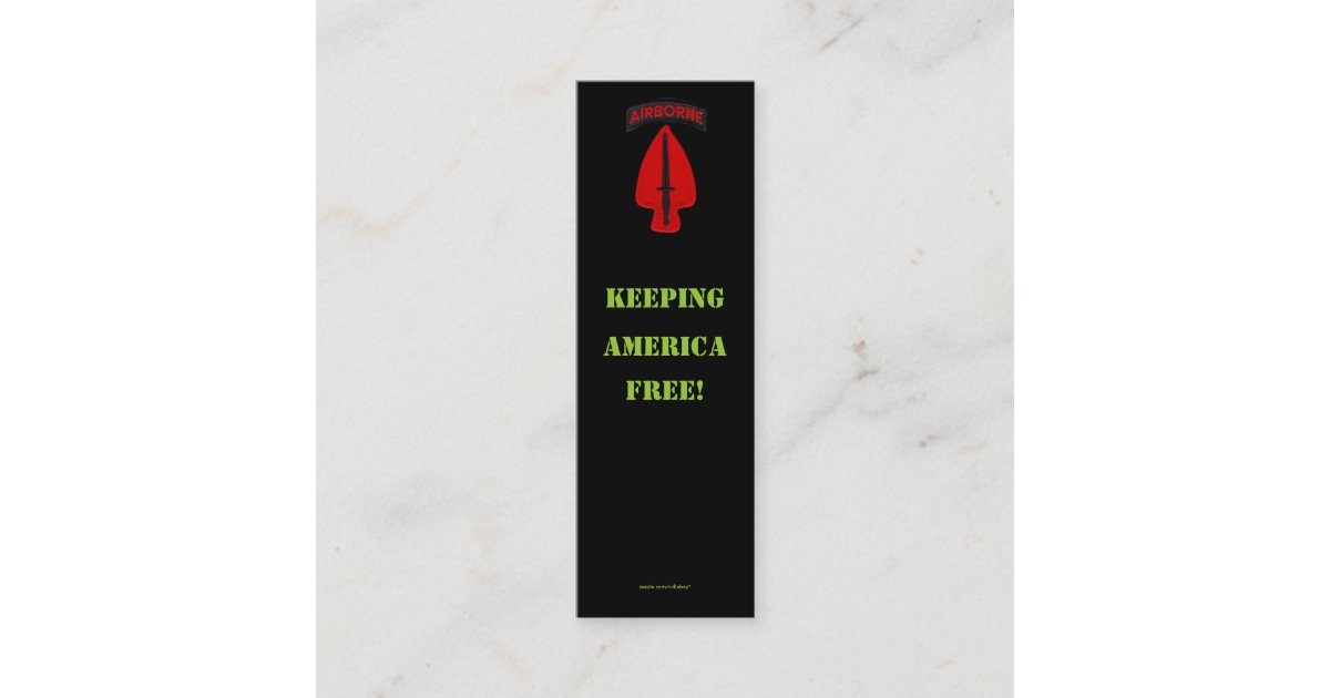 special operations command soc patch Profile Card | Zazzle