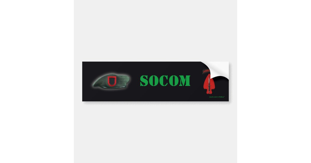 special operations command socom Bumper Sticker | Zazzle