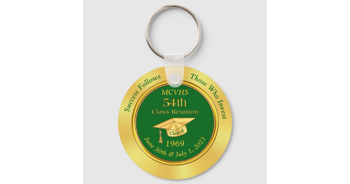 Special Order, 54th Class Reunion Keychains | Zazzle