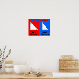 Special Right Triangles Poster | Zazzle