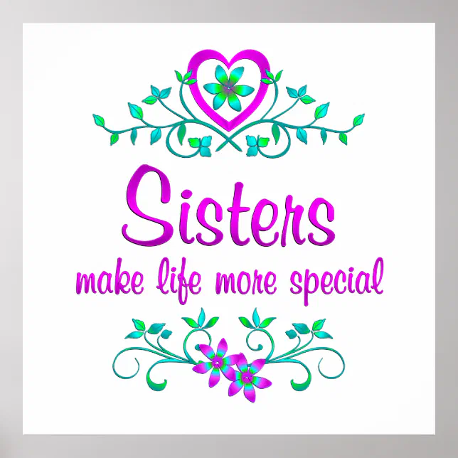 Special Sister Poster | Zazzle