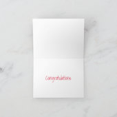 **SPECIAL TOAST** SAYS "CONGRATULATIONS" TO YOU CARD | Zazzle