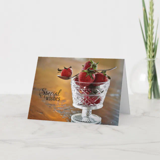 Special Wishes for a Happy Birthday Card | Zazzle