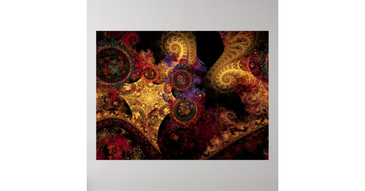 Spectacle Fractal Poster | Zazzle
