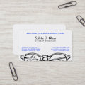 Spectacles Eyewear Optical Vision Business Card | Zazzle