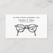 Spectacles Eyewear Optical Vision Business Card | Zazzle
