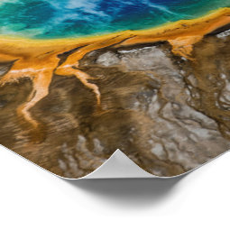 Spectacular Grand Prismatic Spring Poster | Zazzle