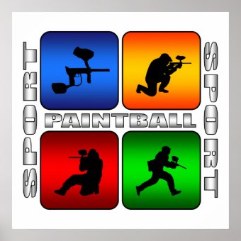 Spectacular Paintball Poster | Zazzle