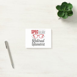 Spectacular Retired Optometrist Optometry Post-it Notes | Zazzle