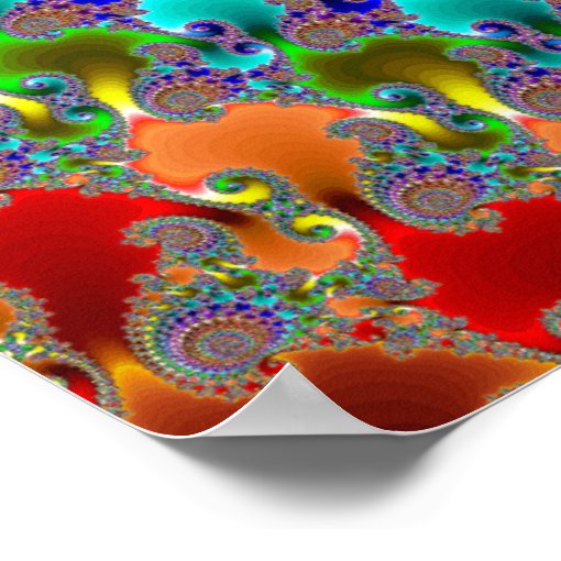 'Spectral Spiral' Poster | Zazzle