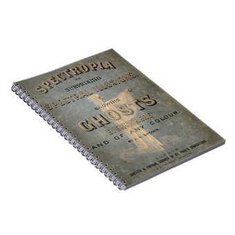 Spectropia - A Study of Ghosts - 1866 Notebook | Zazzle