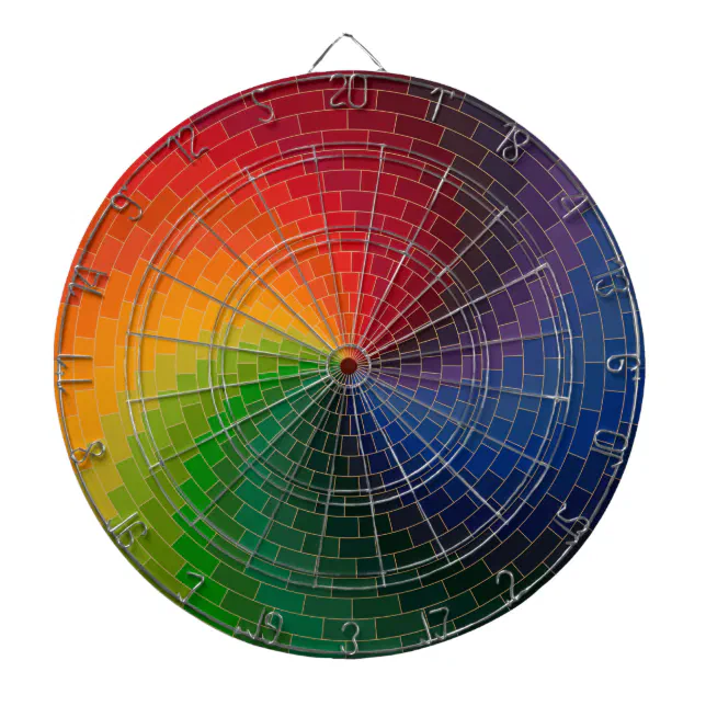 Spectrum Color Wheel Dartboard | Zazzle
