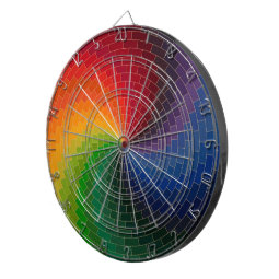 Spectrum Color Wheel Dartboard | Zazzle
