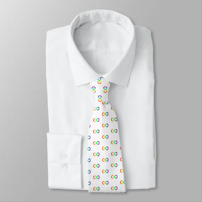 Spectrum Harmony Autism Infinity Symbol Neck Tie | Zazzle