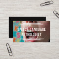 Speech Language Pathologist Business Card | Zazzle