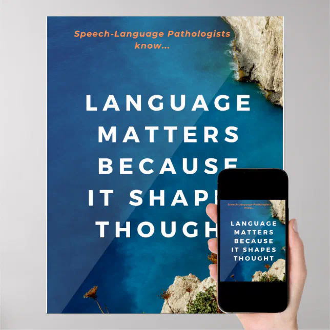 Speech Therapist Office Poster | Zazzle