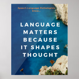 Speech Therapist Office Poster | Zazzle
