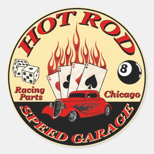 Speed Garage Sticker | Zazzle.com