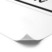 Speed Limit Math Poster | Zazzle