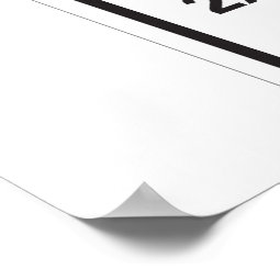 Speed Limit Math Poster | Zazzle