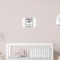 Speed Limit Math Poster | Zazzle