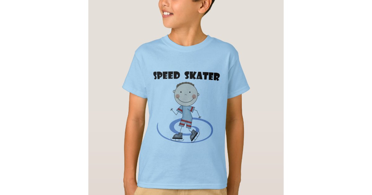 Speed Skater - Boy Tshirts and Gifts | Zazzle