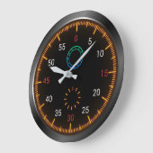 Speedometer Round Wall Clock | Zazzle