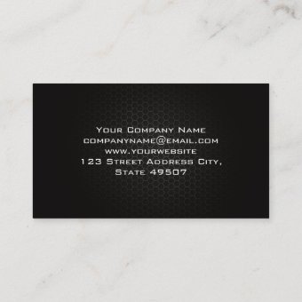 Speedometer Sports Car Logo | Carbon Fiber Pattern Business Card | Zazzle
